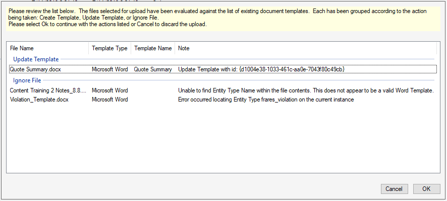 XrmToolbox plugin update – Document Template Manager – Jim Novak Blog